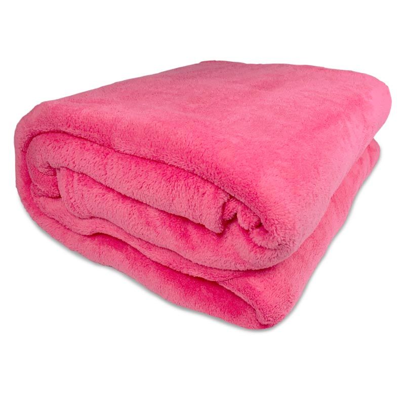 Frazada Flannel Lisa 2 Plazas / Rosado – Doral – BUALE