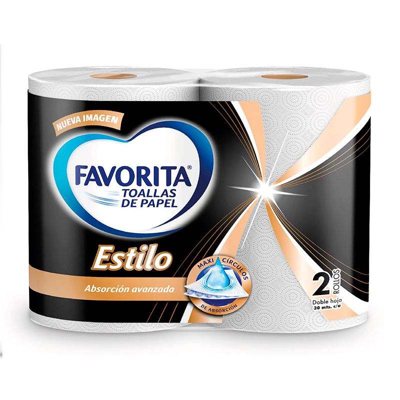 Toalla Papel Hogar Mega Rollo - Favorita | BUALE