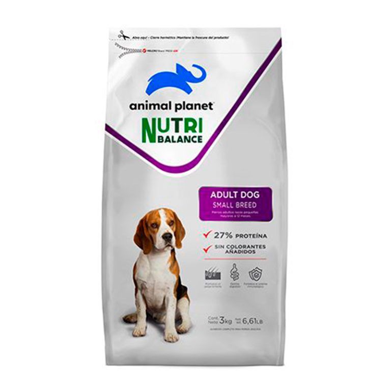 Alimento Para Perro Adulto Raza Pequeña 3 Kg - Animal Planet - BUALE