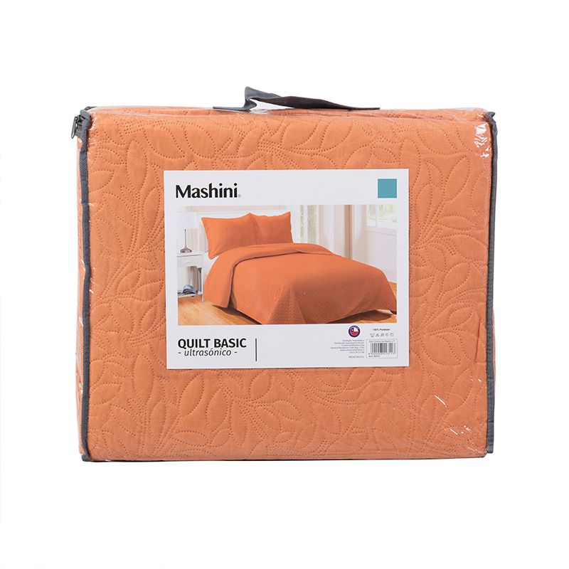 Quilt Cordoba 2 Plazas / Terracota – Mashini – BUALE