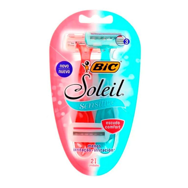 Maquina Rasuradora Femenina Soleil Sensitive 2 und – Bic – BUALE