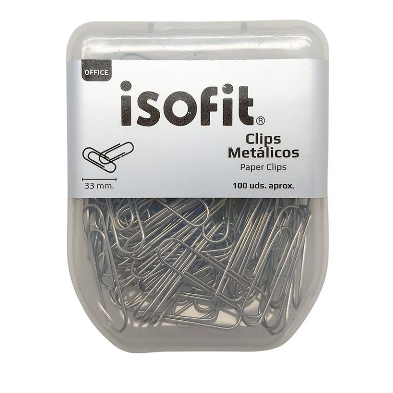 Clips DSG Metálicos 100 und - Isofit - BUALE