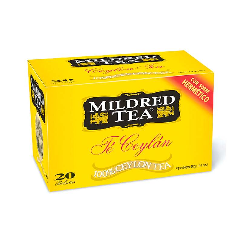 Té Ceylan Caja 20 und - Mildred |BUALE